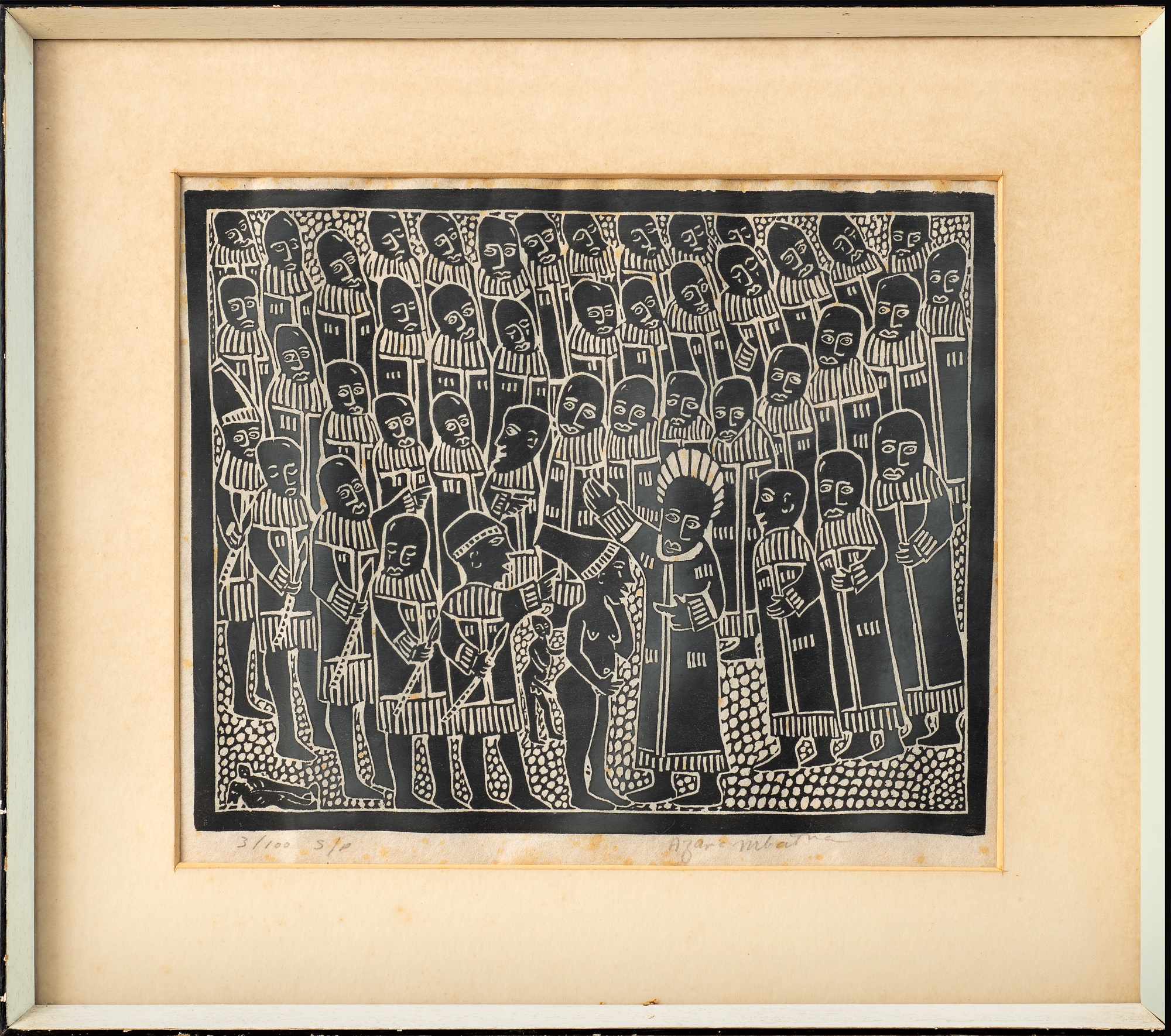 Lot 3 - Azaria Mbatha (South Africa 1941-2018)