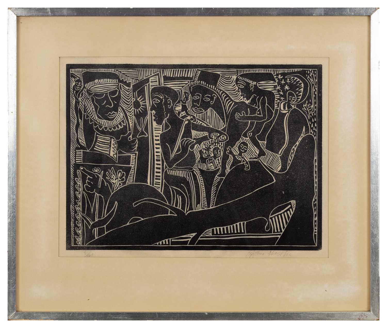 Lot 53 - Azaria Mbatha (South Africa 1941-2018)