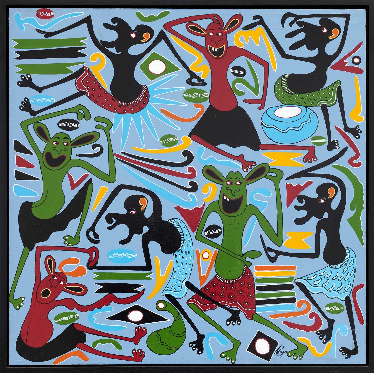 Lot 5 - George Lilanga (Tanzania 1934-2005)