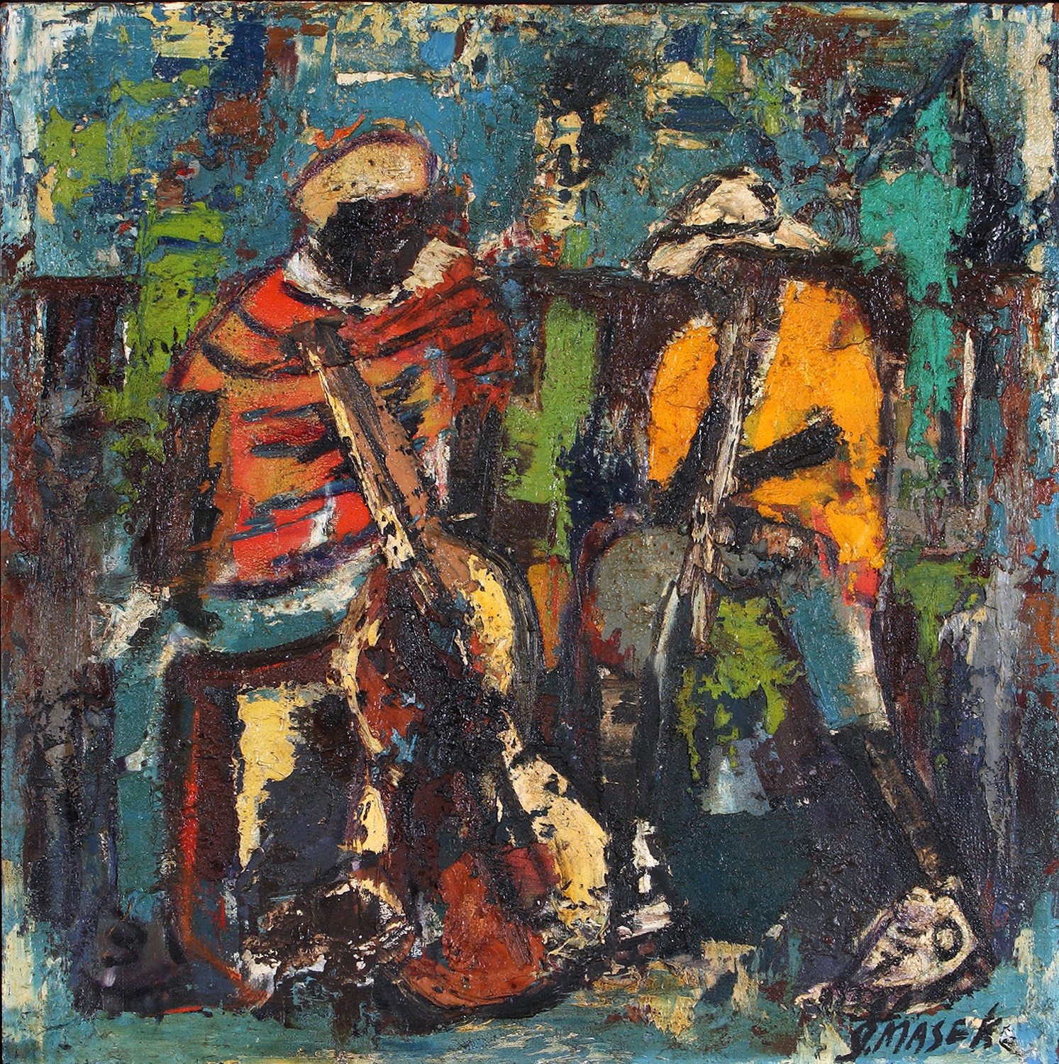 Lot 1 - Joe Maseko (South Africa 1940-2008)