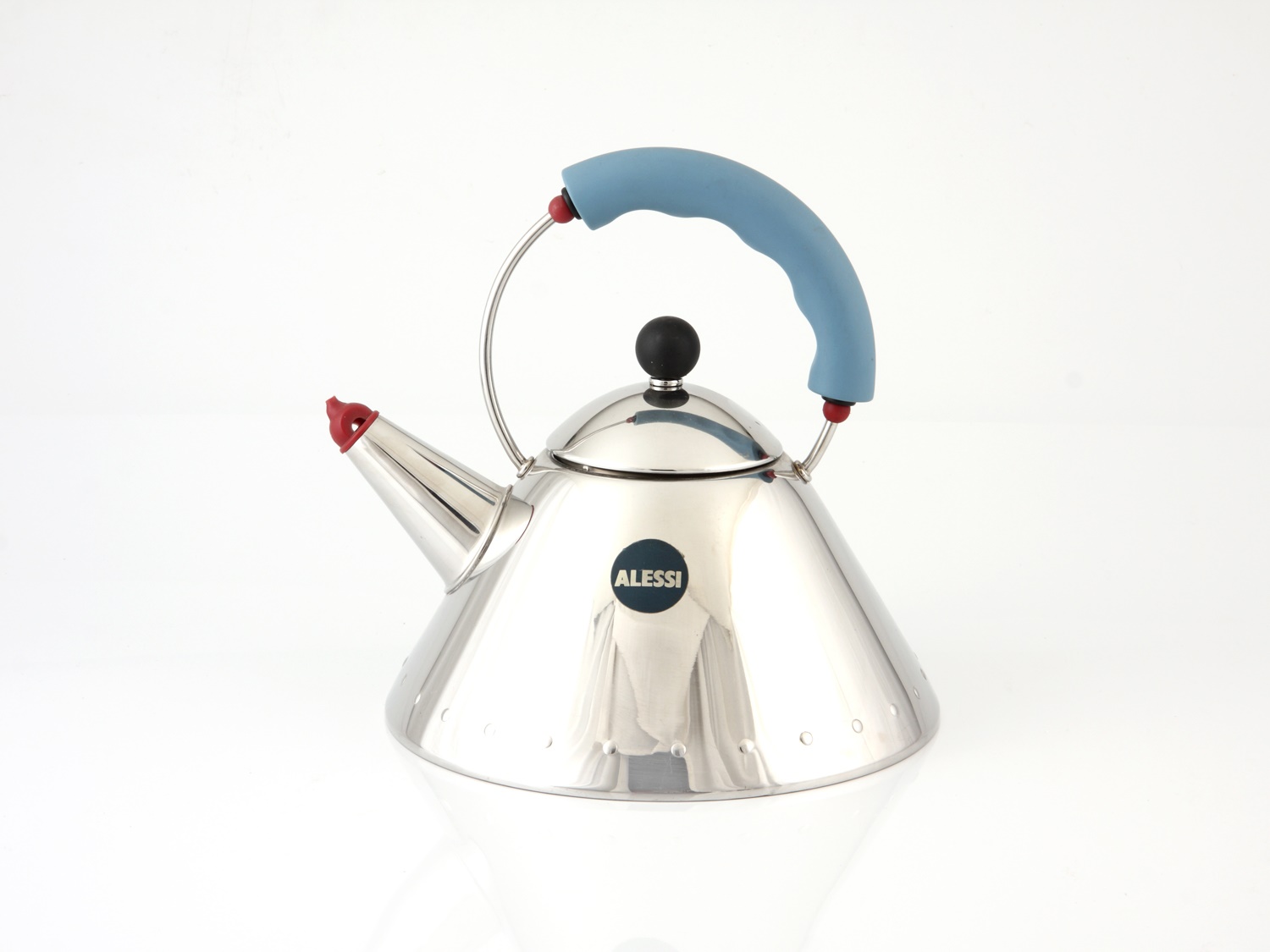 Lot 114 - An Alessi whistling bird kettle, designed by