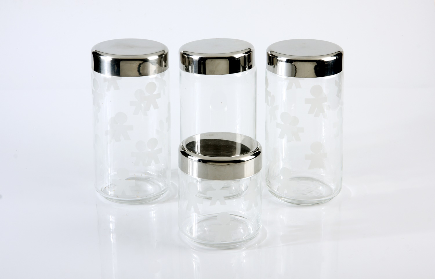 Lot 117 - An assortment of Alessi storage jars