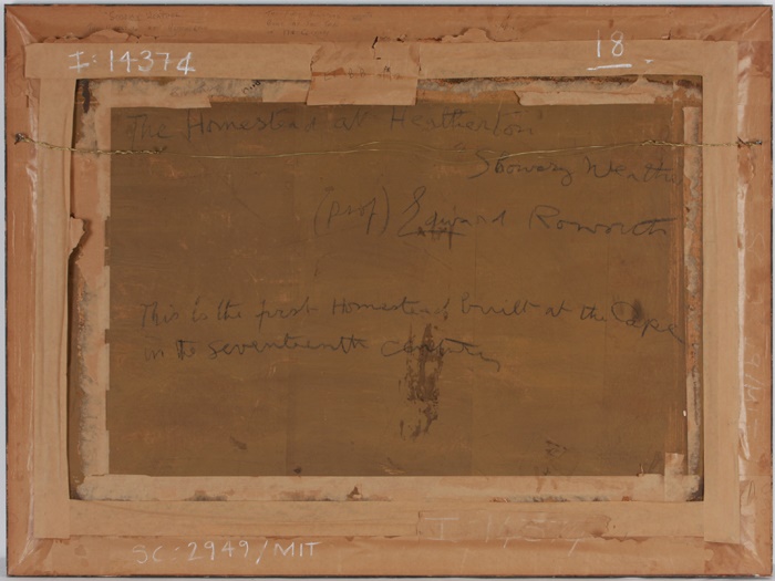 Lot 142 - Edward Roworth (South Africa 1880-1964)