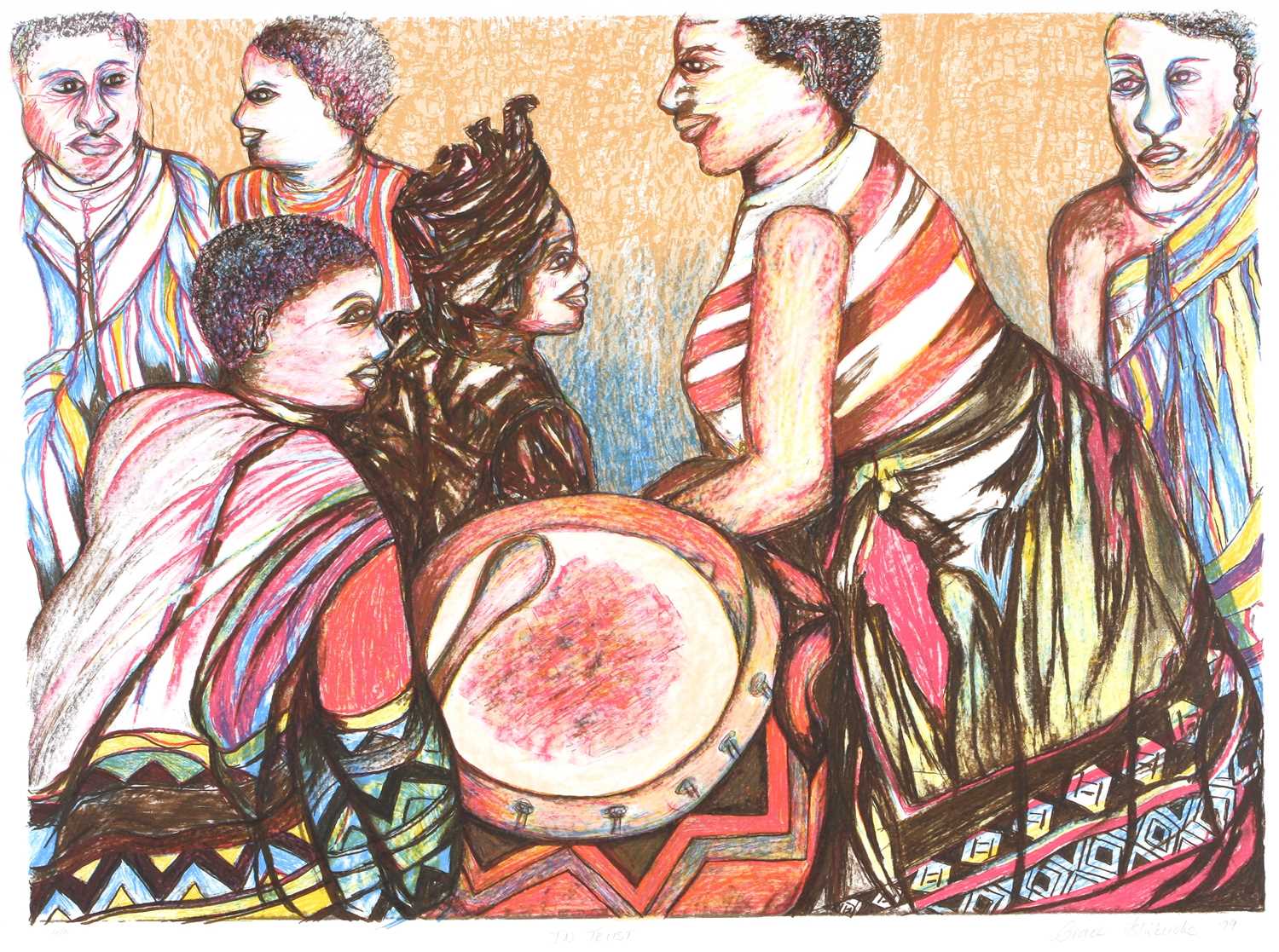 Lot 208 - Bongi Bhengu; Willie Bester; Sthembiso