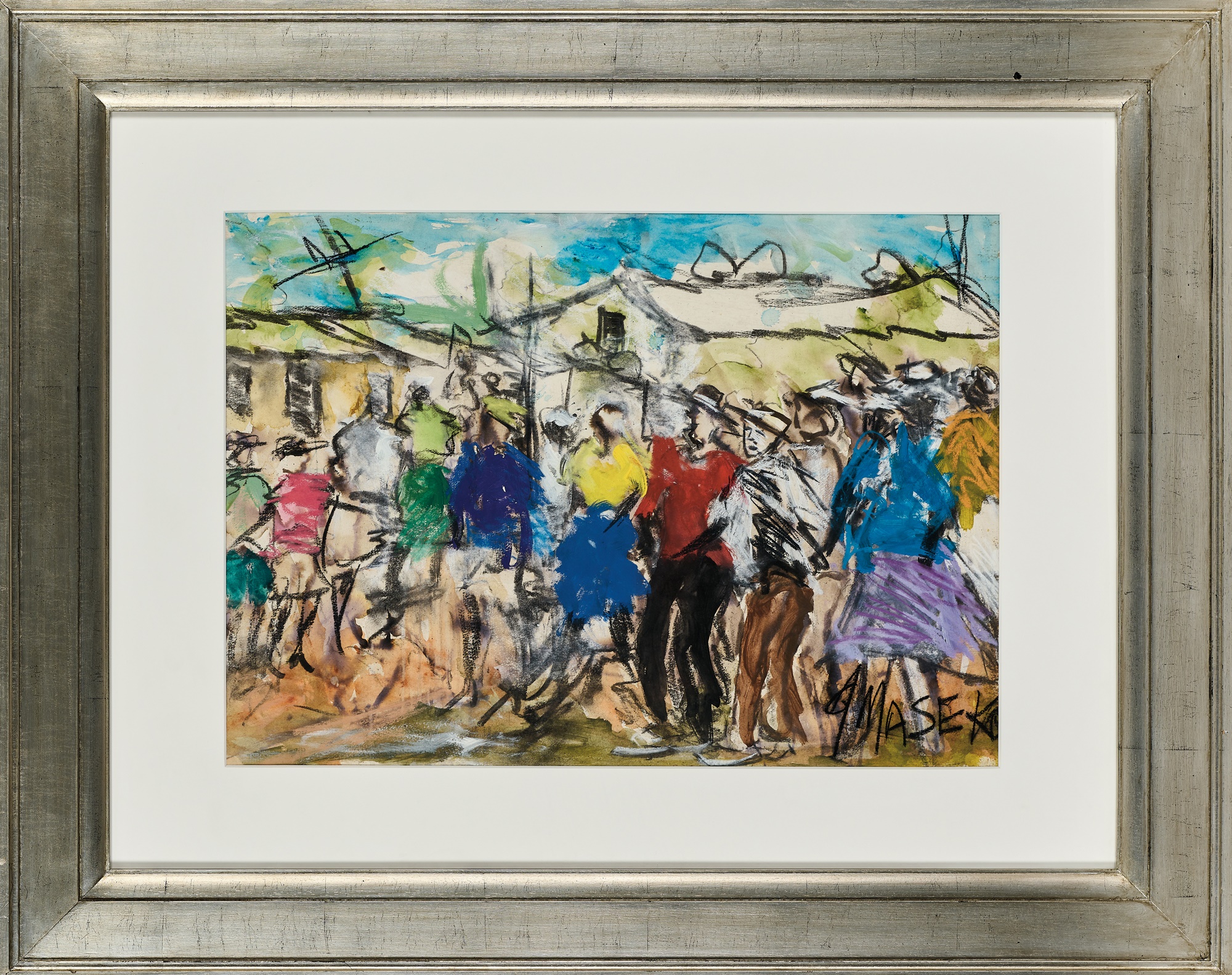 Lot 93 - Joe Maseko (South Africa 1940-2008)