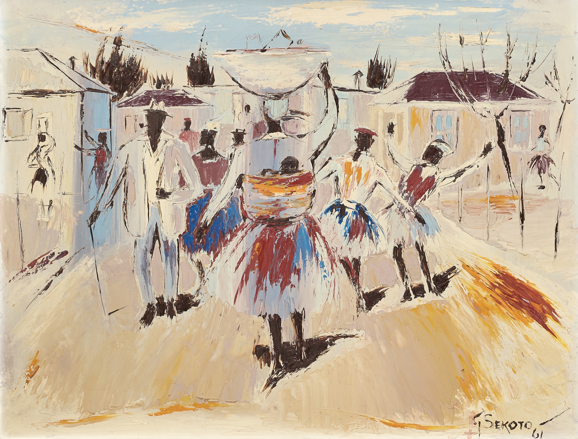 Lot 24 - Gerard Sekoto (South Africa 1913-1993)