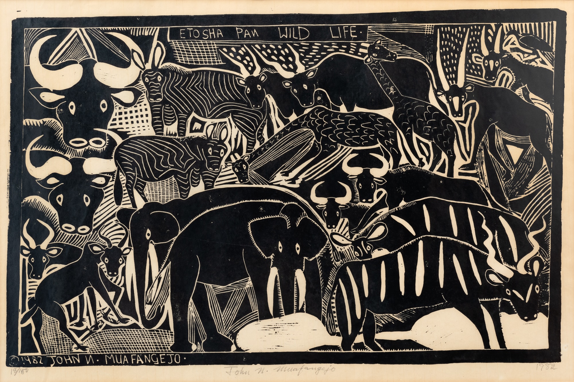 Lot 31 - John Muafangejo (Namibia 1943-1987)